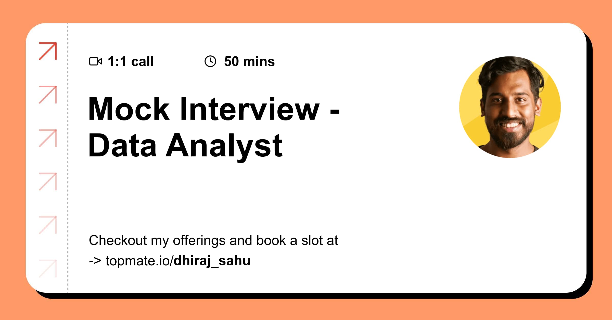 Mock Interview - Data Analyst with dhiraj sahu